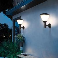 China LED Solar Wall Light With Motion Sensor & IP65 Waterproof for Garden Fence & Walkway for sale