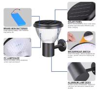 China LED Solar Wall Light With Dusk to Dawn & High Brightness for Patio & Porch for sale