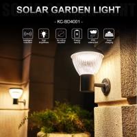 China LED Solar Wall Light With Wide-Angle Illumination & Weatherproof for Villa Exterior Wall for sale