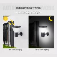 China LED Solar Wall Light With Wide-Angle Illumination & Weatherproof for Villa Exterior Wall for sale
