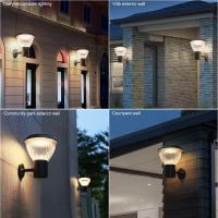 China LED Solar Wall Light With Wide-Angle Illumination & Weatherproof for Villa Exterior Wall for sale