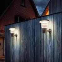 China LED Solar Wall Light With Smart Light Control & Low Power Consumption for Villa Exterior Wall for sale
