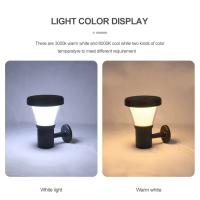 China LED Solar Wall Light With High Efficiency Solar Panel 12H Working Time for Villa Garden Lighting for sale