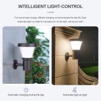 China LED Solar Wall Light With High Efficiency Solar Panel 12H Working Time for Villa Garden Lighting for sale