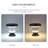 China LED Solar Pillar Light With IP65 Waterproof Auto On/Off for Garden & Villa Gates for sale
