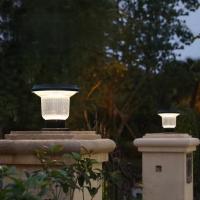 China LED Solar Pillar Light With IP65 Waterproof Auto On/Off for Garden & Villa Gates for sale