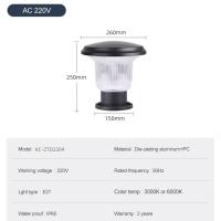 China LED Solar Pillar Light With High-Efficiency Solar Panel Long Battery for Fence & Driveway for sale