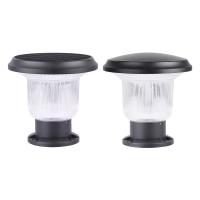 China LED Solar Pillar Light With High-Efficiency Solar Panel Long Battery for Fence & Driveway for sale