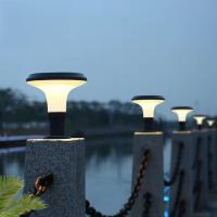 China LED Solar Pillar Light With Waterproof Security Lighting for Luxury Villa Courtyard Pillars for sale