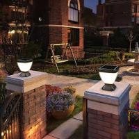 China LED Solar Pillar Light Waterproof Outdoor Dusk to Dawn for Fence Deck for sale