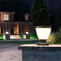 China LED Solar Pillar Light Waterproof Outdoor Dusk to Dawn for Fence Deck for sale