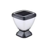 China LED Solar Pillar Light Waterproof Outdoor Dusk to Dawn for Fence Deck for sale