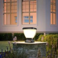 China LED Solar Pillar Light Waterproof Outdoor Dusk to Dawn for Fence Deck for sale