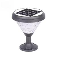 China LED Solar Pillar Light With 300LM High Brightness & IP65 Waterproof For Garden Fence Pillars for sale