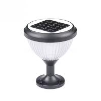 China LED Solar Pillar Light With Durable Aluminum Shell Warm White Light For Outdoor Yard Columns for sale