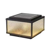 China LED Solar Pillar Light With Energy-Saving LED Chips Weather-Resistant Design For Patio Pillars for sale