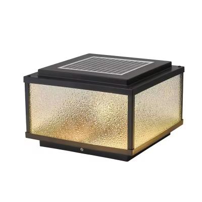 China LED Solar Pillar Light With Energy-Saving LED Chips Weather-Resistant Design For Patio Pillars for sale