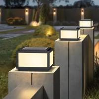 China LED Solar Pillar Light With Energy-Saving LED Chips Weather-Resistant Design For Patio Pillars for sale