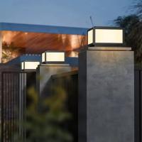 China LED Solar Pillar Light With Energy-Saving LED Chips Weather-Resistant Design For Patio Pillars for sale