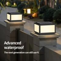 China LED Solar Pillar Light With Energy-Saving LED Chips Weather-Resistant Design For Patio Pillars for sale