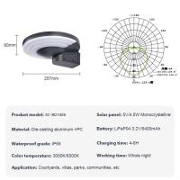 China Outdoor Solar Wall Light with Motion Sensor IP65 Waterproof LED for Garden & Fence for sale