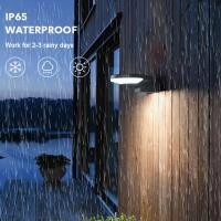 China Outdoor Solar Wall Light with Motion Sensor IP65 Waterproof LED for Garden & Fence for sale