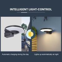 China Outdoor Solar Wall Light with Motion Sensor IP65 Waterproof LED for Garden & Fence for sale