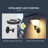 China High brightness Solar LED Wall Light for Outdoor Garden Pathway Lighting for sale