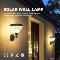 China Solar LED Wall Light with Remote Control – IP66 Waterproof for Porch & Balcony for sale