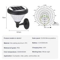 China Lantern Style Solar LED Wall Lights Waterproof LED Patio Garden Lighting for sale