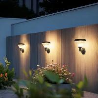 China Lantern Style Solar LED Wall Lights Waterproof LED Patio Garden Lighting for sale