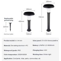 China IP65 Waterproof Solar Powered Lawn Light for Backyard Decoration for sale