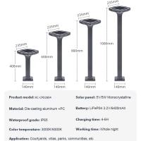 China High Brightness Energy Saving Solar Lawn Lights for Landscape Pathway Use for sale