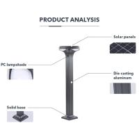 China High Brightness Energy Saving Solar Lawn Lights for Landscape Pathway Use for sale