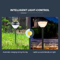 China Durable Stainless Steel Solar LED Lawn Lights Waterproof Garden Pathway Fixtures for sale
