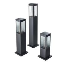 China Aluminum Solar Landscape Lights With Pure White Color Temperature And Solar Panel for sale