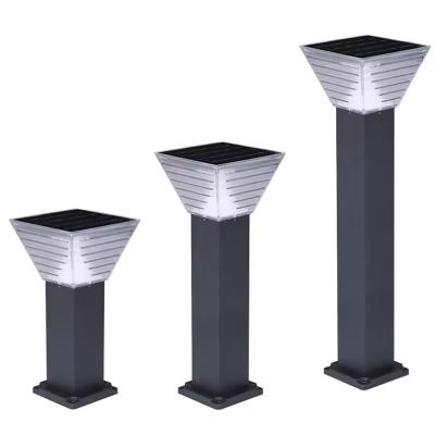 China Vintage Candle Style Solar Street Lamps For Garden Anti Rust Poolside Accent Light for sale