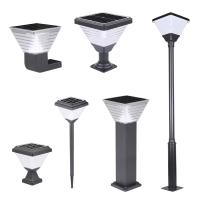 China 6000K 3000K Adjustable 5W Modern Solar Wall Lamp Warm White Auto Dusk To Dawn for sale