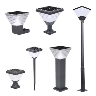 China 6000K 3000K Adjustable 5W Modern Solar Wall Lamp Warm White Auto Dusk To Dawn for sale