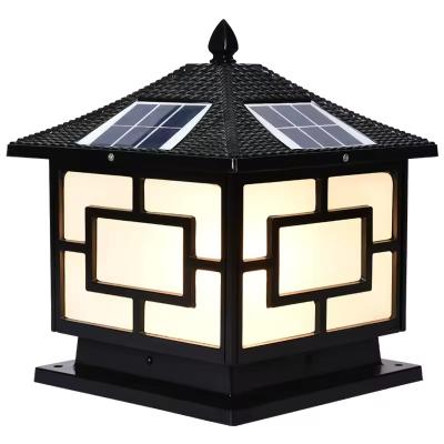 China Smart Solar Pillar Lights Integrating Traditional Aesthetics With Modern Technology for sale