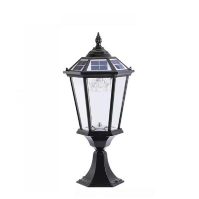 China Premium LED Pillar Solar Lamp With Auto Control For Outdoor Illumination for sale