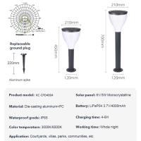 China Super Bright Solar Lawn Lights - Waterproof LED Outdoor Pathway Lights for Garden Yard for sale