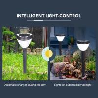 China Waterproof Solar LED Lawn Lights Energy-Saving Pathway Lights for Yard Garden for sale