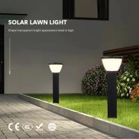 China Motion Sensor Solar LED Garden Lights Dusk to Dawn Weatherproof Yard Lawn Lights for sale