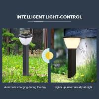 China Motion Sensor Solar LED Garden Lights Dusk to Dawn Weatherproof Yard Lawn Lights for sale