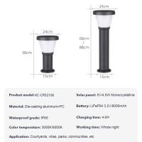 China Ultra Bright Solar LED Lawn Lights IP65 Waterproof Outdoor Landscape Lighting for sale