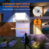 China Solar Flood Light with Motion Sensor Dusk to Dawn 3-Mode LED for Yard Garage for sale