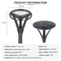 China Bright LED Solar Garden Lights Outdoor Waterproof with Motion Sensor for Yard Patio Pathway for sale