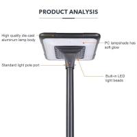 China Bright LED Solar Garden Lights Waterproof Outdoor Decor for Patio Backyard for sale