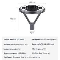 China Solar LED Patio Lights with Motion Sensor Dusk to Dawn Energy-Saving Outdoor Lighting for sale